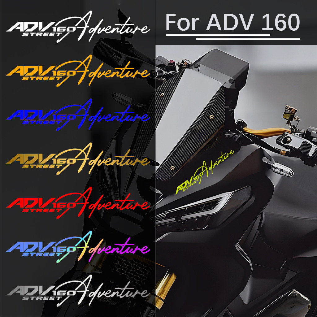 For Honda ADV 160 ADV160 ADV Motorcycle Reflective Stickers Windshield ...