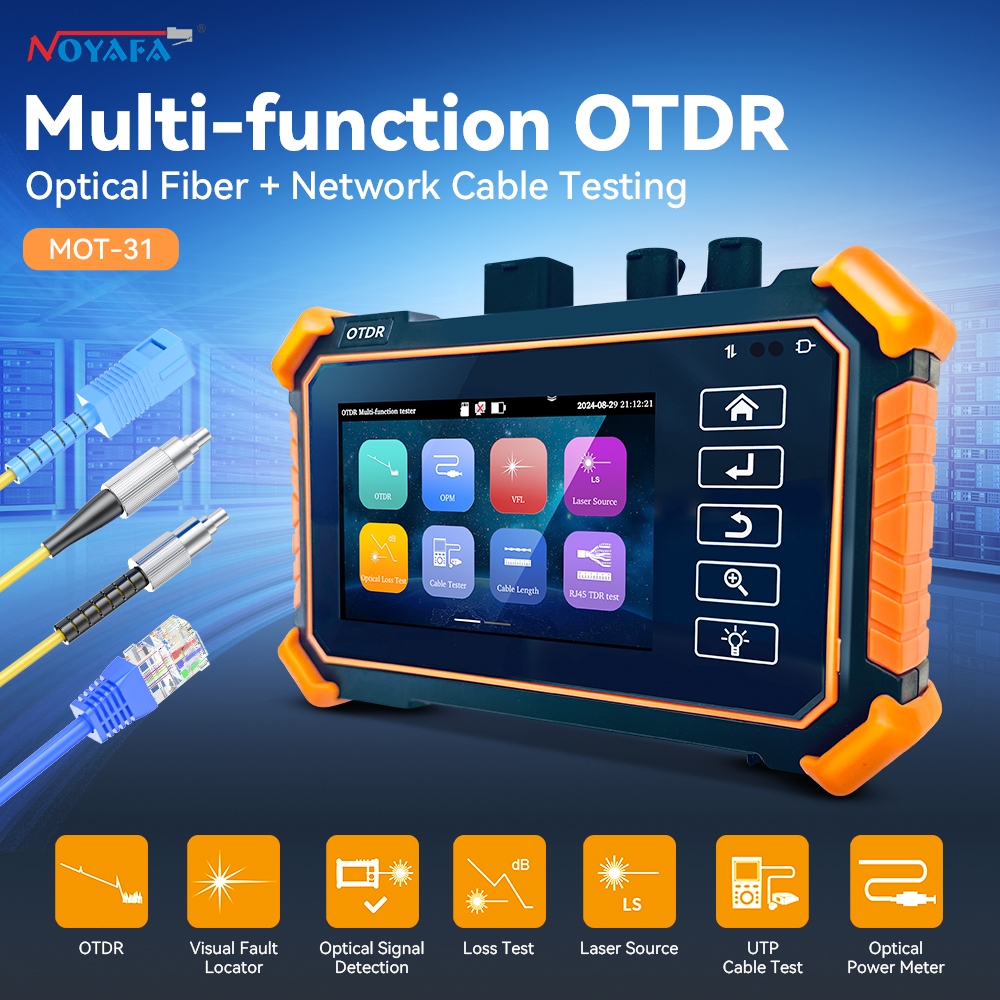 NOYAFA NF-983(MOT-31) Multi-function OTDR Optical Fiber Network Cable ...