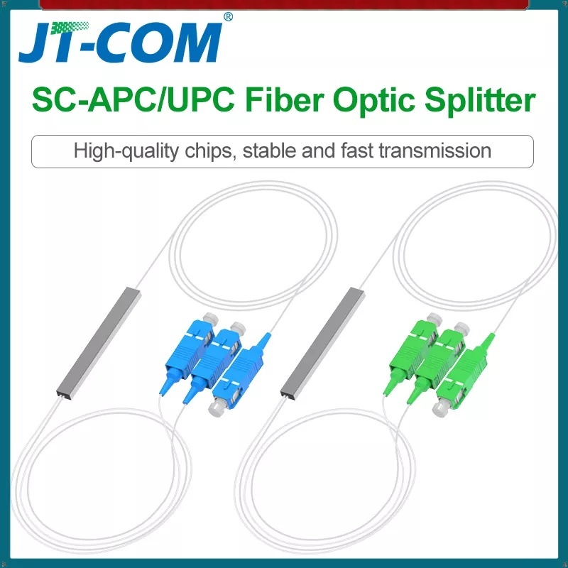 JT-COM SC 10 PIECES PLC Splitter Module 1:2 1:4 1:8 1:16 SC UPC Fiber ...