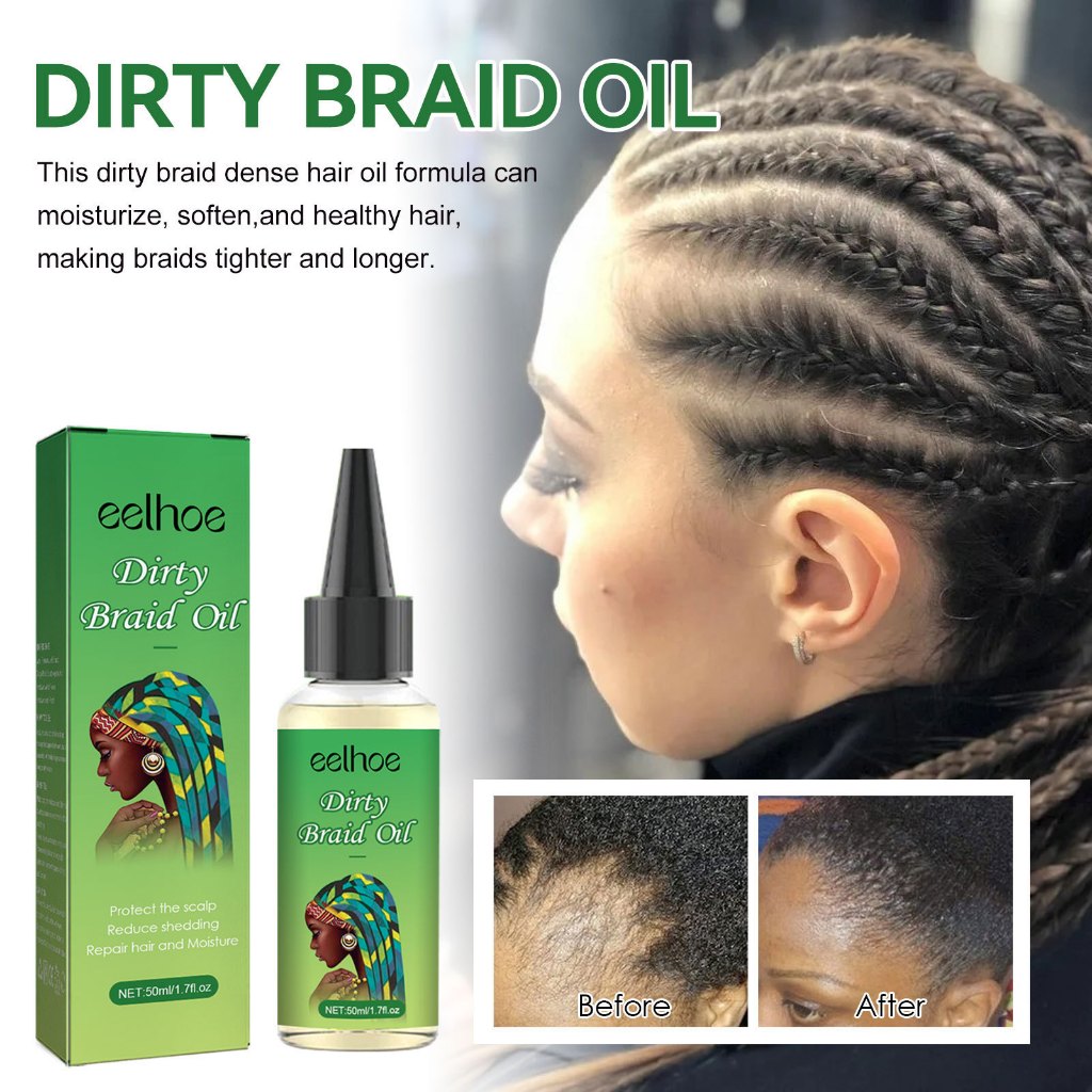 Braid Oil for Soothes Moisturizes Dry & Itchy Scalp- Braid Care Oil for ...