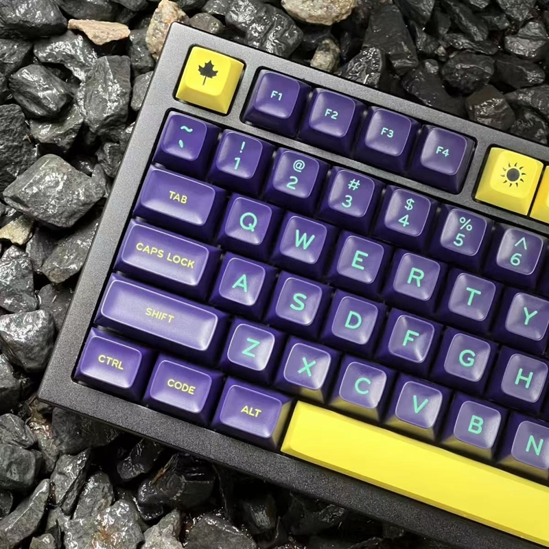 【Keycap Only】Cyberpunk Theme Keycap 173 Keys SA Profile ABS Double Shot ...