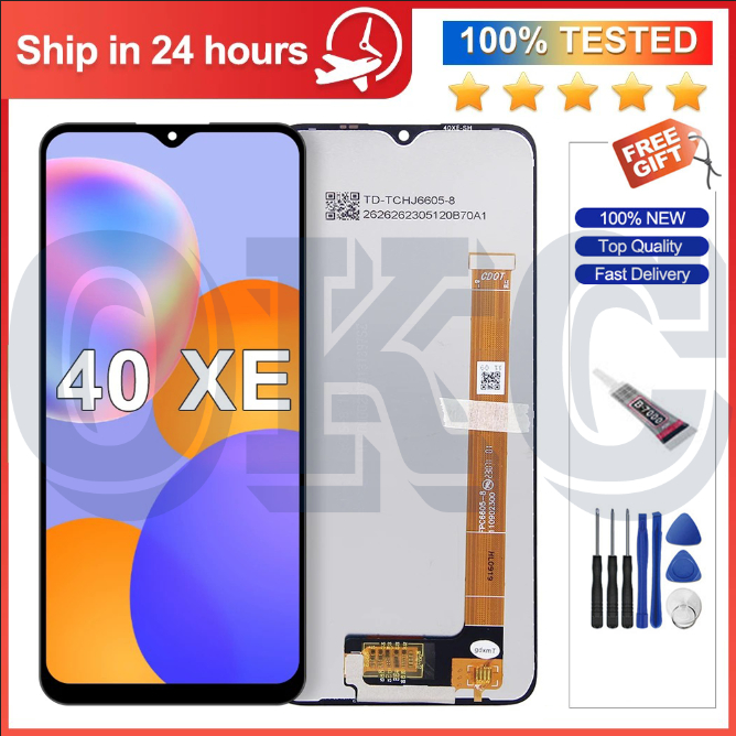 Original For TCL 40 SE LCD Display Touch Screen Digitizer Full Set Assembly TCL 40 XL XE X LCD ...