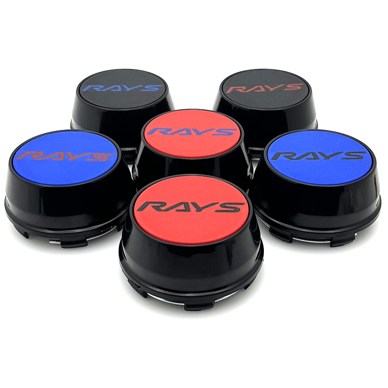 4PCS Solid Durable 66MM Rays Wheel Center Cap Sport Rim Hub Cap RAYS ...