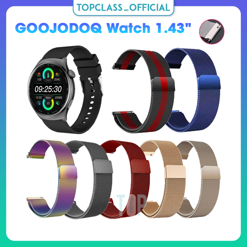 Replacement Magnetic Metal Strap For GOOJODOQ Watch 1.43 Smart Watch ...