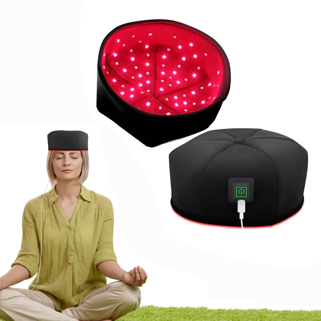 Red Light Therapy Hat Treatment Helmet for Hair growth Near Infrared ...