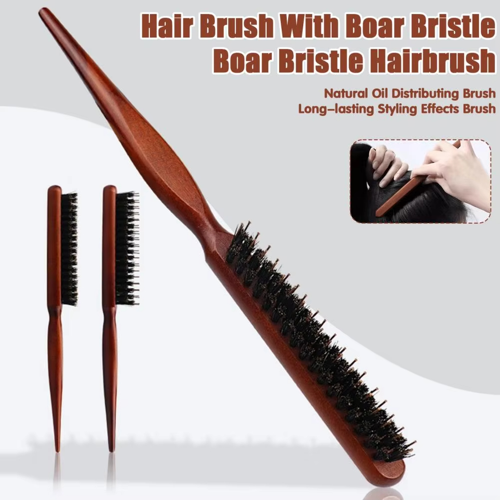3 rows of sideburns fluffy pointy tail comb hair Fluffy long handle ...