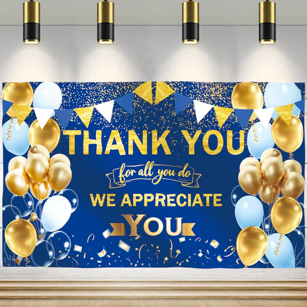 5x3ft Employee Appreciation Photography Backgrounds We Appreciate You ...
