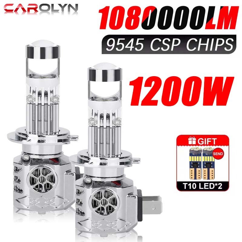 carolyn Mini H7 LED Bulb Projector Lens H11 LED H8 H9 9005 HB3 9006 HB4 ...