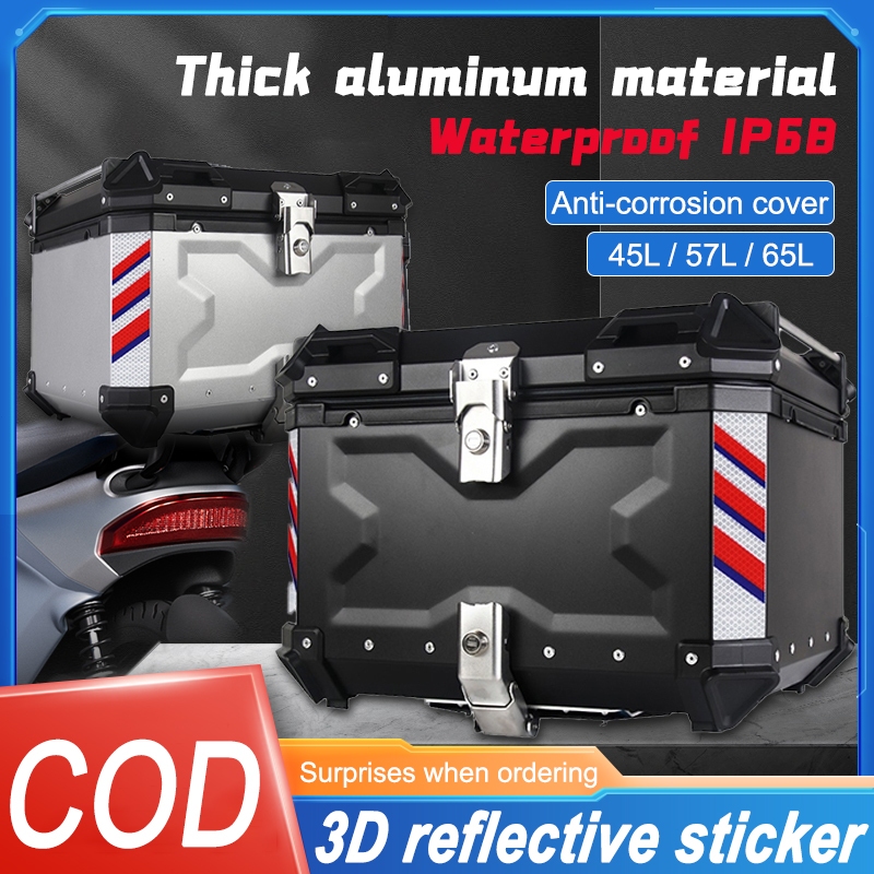 Aluminium Top Box Motorcycle luggage Motorcycle trunk Motorcycle ...