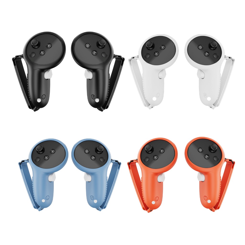 VR Controller Grips Sleeve for Meta Quest 3 Silicone Handle Grip ...