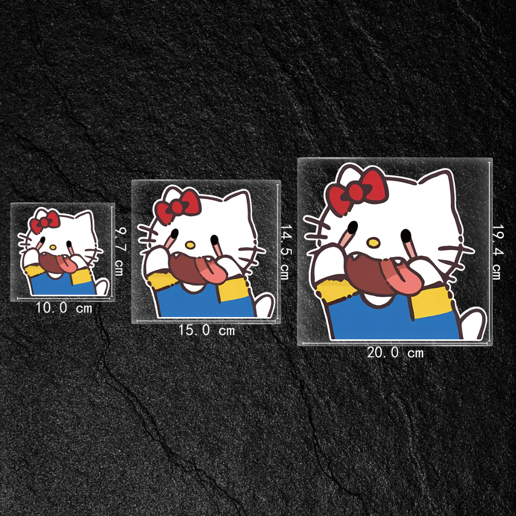 Reflective Stickers Car Stickers Funny KT Cat Car Stickers Window ...
