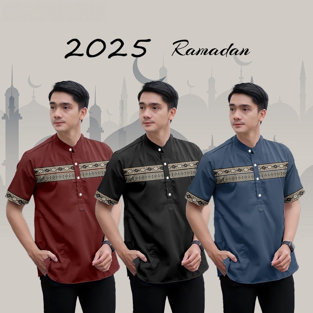 Raya 2025 Ramadan Festival Baju Kurta Lelaki Dewasa Clothing 3D ...
