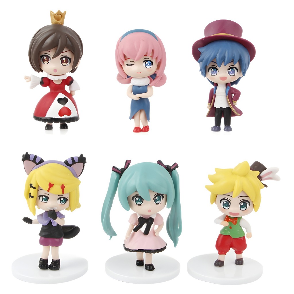 6Pcs/Set 8.5-10cm Virtual Singer Hatsune Miku Incredible Secret ...