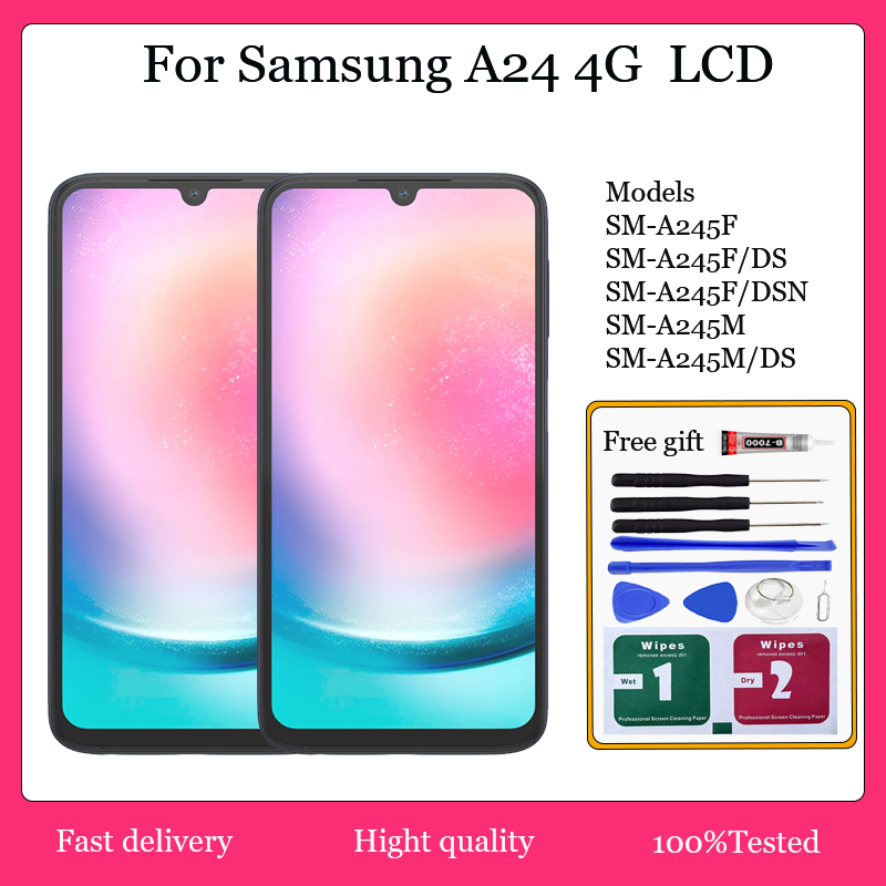 Original AMOLED For Samsung Galaxy A24 4G LCD Display Touch Screen ...