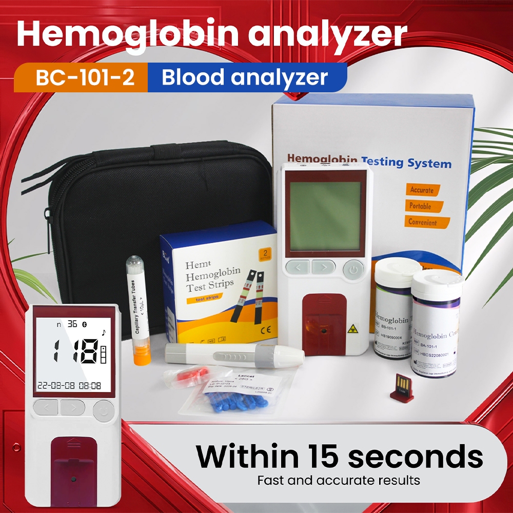 Home Use Hemoglobin Meter Analyzer Monitor Anemia For Detection Hb And ...