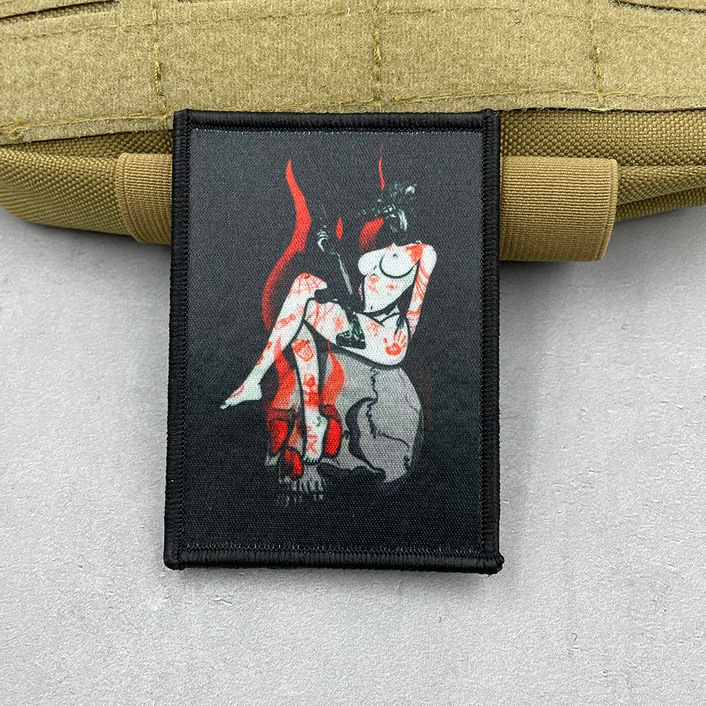 Night Witch Queen Print Patch Sexy Girl Military Tactical Patch ...