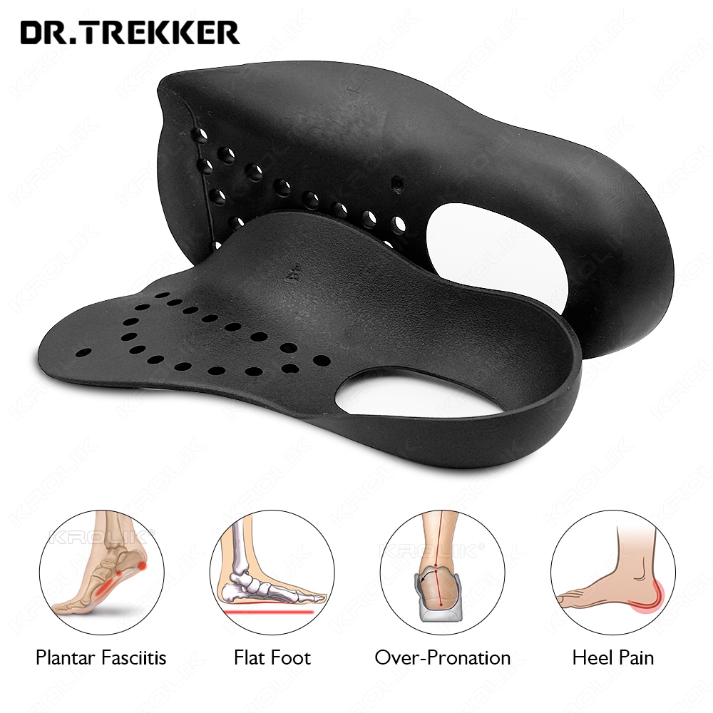 Perforated Flat Foot Orthotic Insole With Outward Rotation And Inner ...