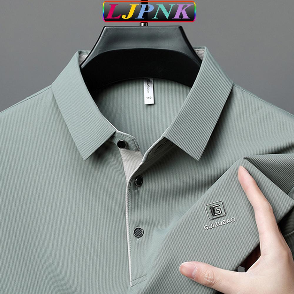 2025 Summer Men's Polo Shirt | Stylish & Breathable Business Casual ...