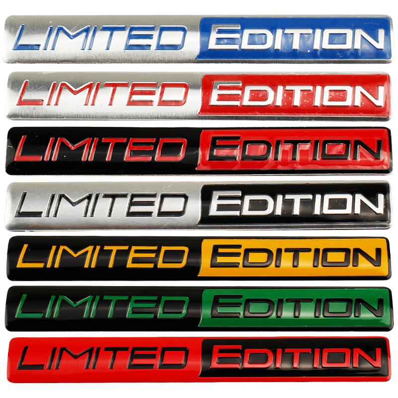 New 3D Aluminum LIMITED EDITION Logo General Car Auto Side Rear ...