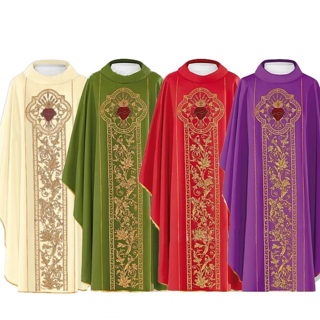 2025 Unisex Retro Printed Clothes Prayer Robe Gown Church Dress Priest ...