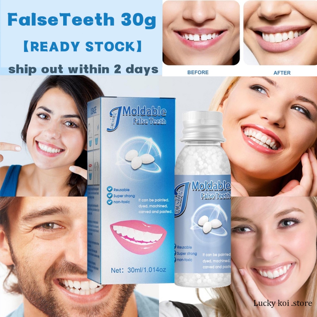 False Teeth Tooth Filling Solid Glue Temporary Tooth Repair Kit Teeth ...
