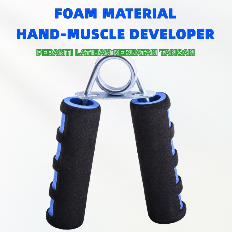 Spring Grip Type A Handle Foam Fitness Training Finger Arm Strength ...