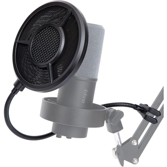 Fifine K688 Mic Pop Filter with Windsrceen Foam Cover,Compatible with ...