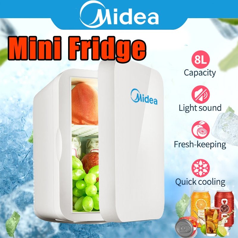 Midea beauty skin care small refrigerator 8L refrigerated makeup mini ...