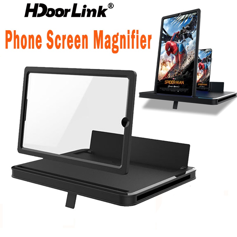 HdoorLink Screen Amplifier Phone Screen Magnifier 10 Inch HD Video ...