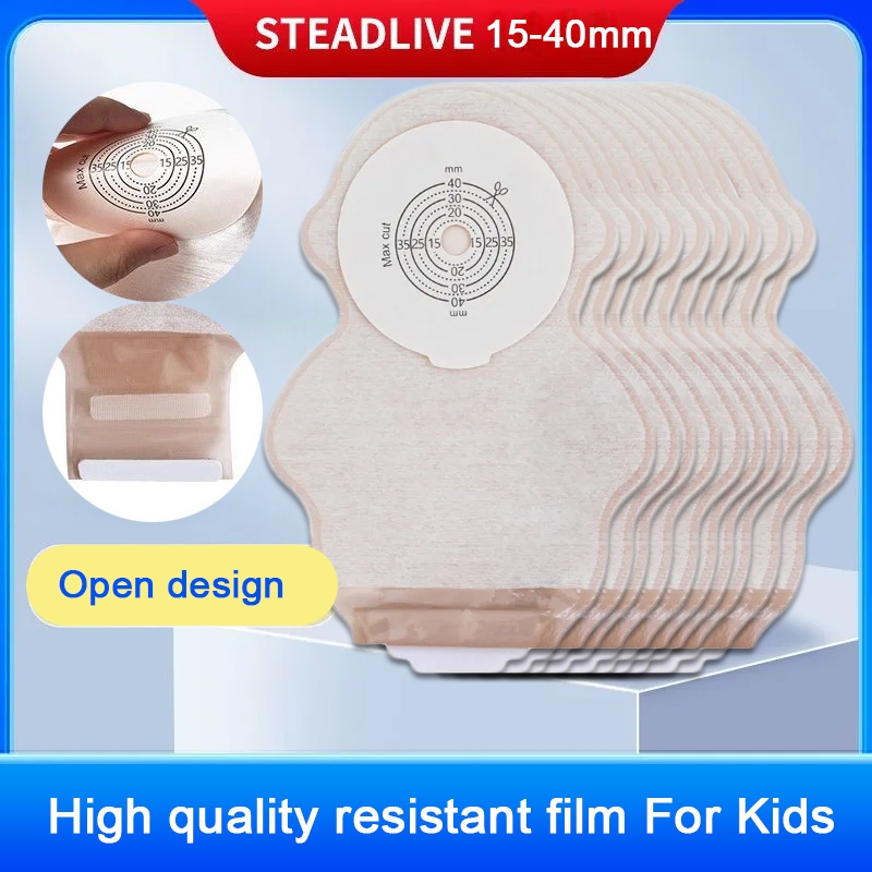 Steadlive 10pcs/20pcs One-single Drainable Colostomy Bag ostomy bag for ...