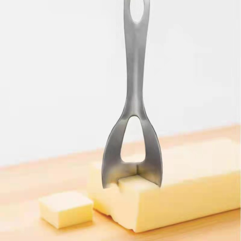 Stainless Steel Cheese Cheese Cutter Butter Four Corner Scraper ...