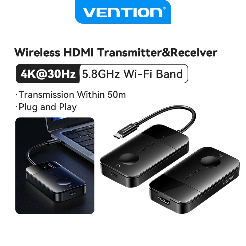 Vention Wireless Type-C to HDMI projection transceiver Screen Mirroring ...