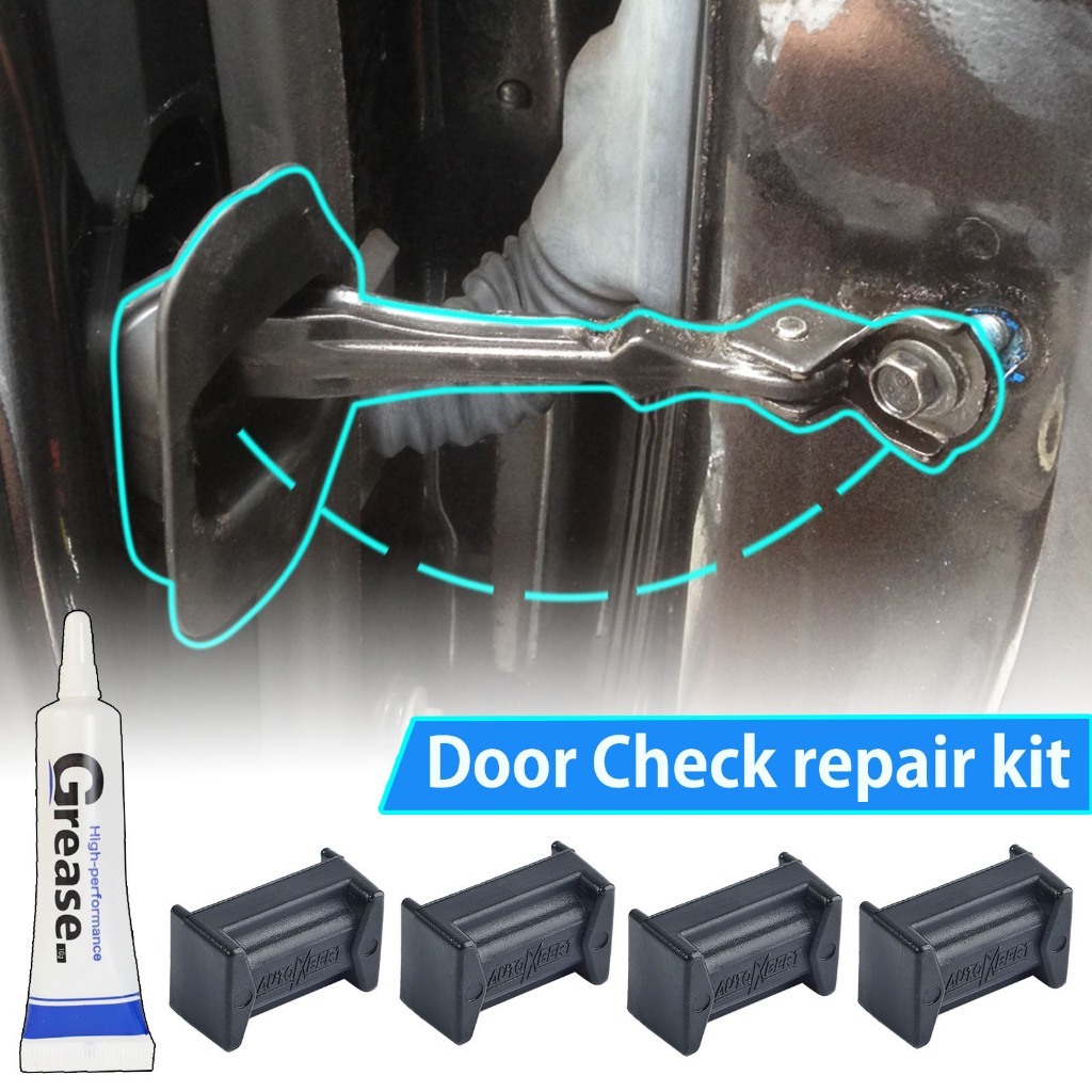 4pcs Car Door Checker Strap Check Assy Arm Limiter Damping Jam Stop ...