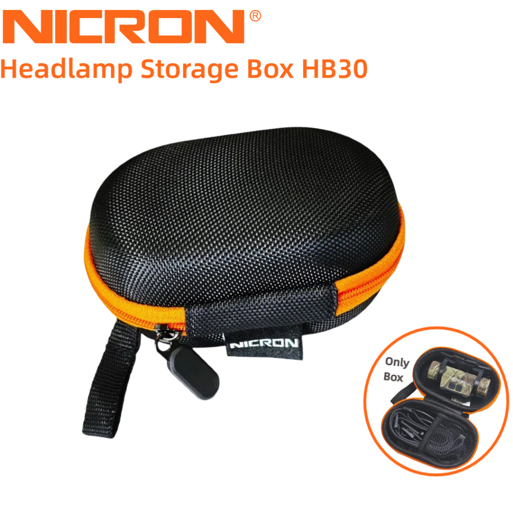 NICRON HB30 Headlamp Storage Case Head Light Storage Box mini ...