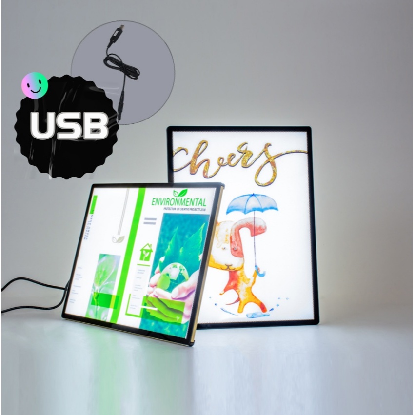 Ad Light Box Aluminum Profile Light Box Led Slim Light Box Portable Led ...