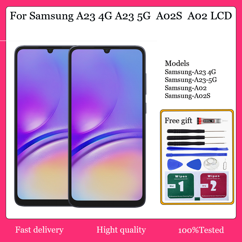 Original For Samsung Galaxy A23 4G A23 5G A02 A02S LCD Display Touch ...