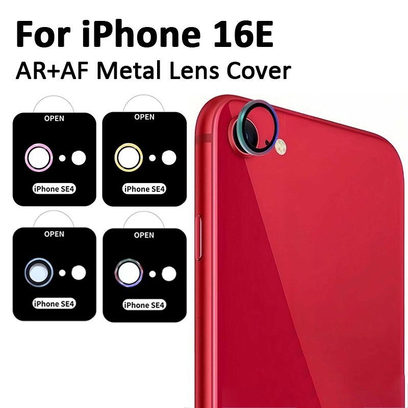 Easy-Paste Lens Cover for iPhone 16E Camera Lens Protector with Glass ...