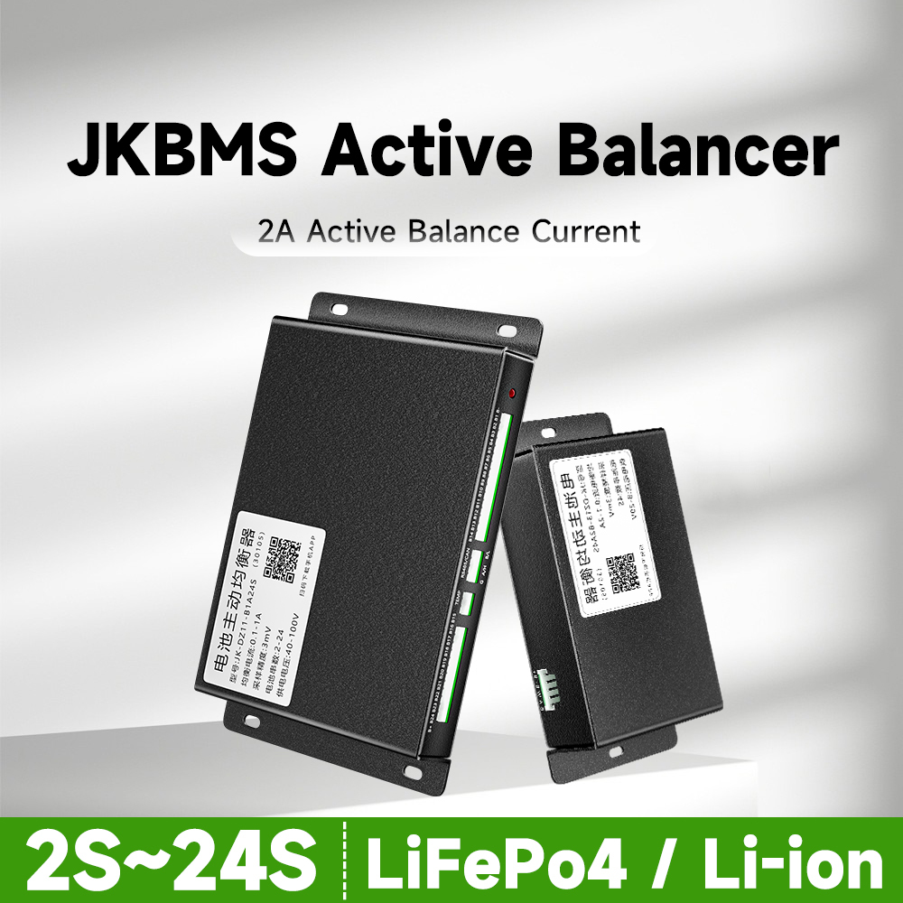 JKBMS Smart Active Balancer BT Li-ion Lifepo4 8S 13S 14S 16S 17S 21S 24S 1A 2A Balance JK ...