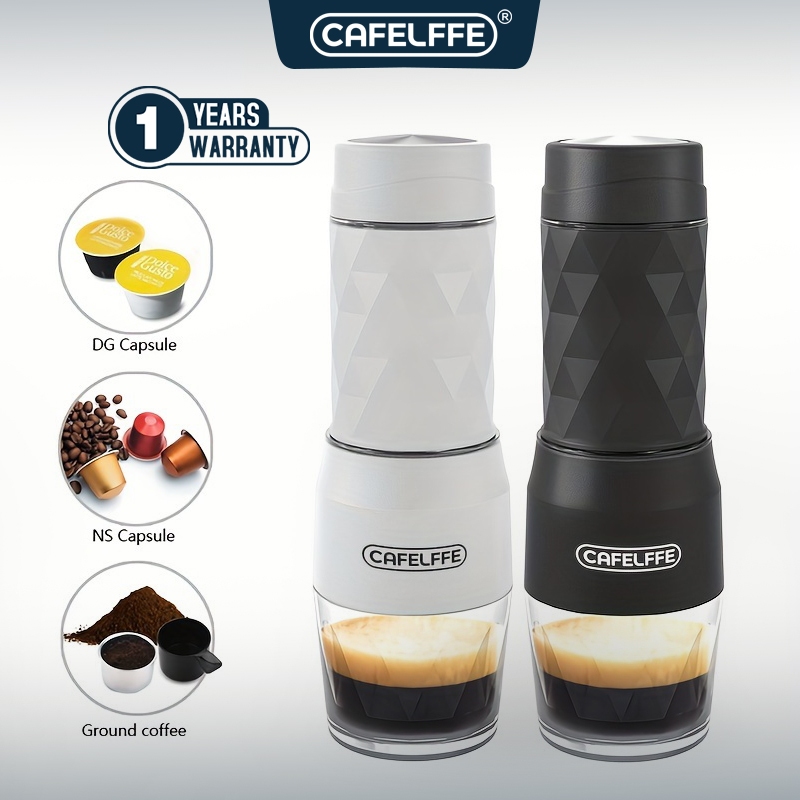 Cafelffe Portable Coffee Maker Espresso Machine Hand Press Capsule ...