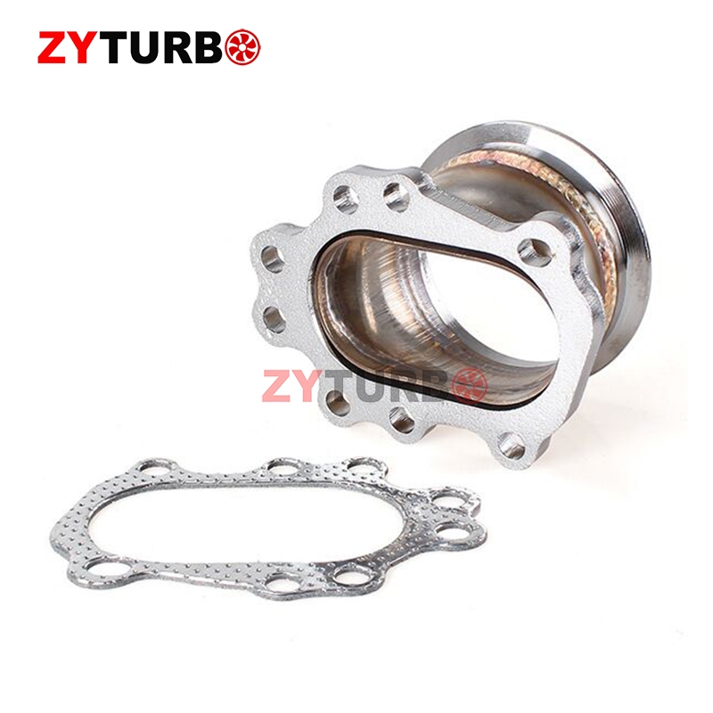 T25 T28 GT25 GT28 8 BOLT to 3" Vband Exhaust Manifold Converter Adaptor ...