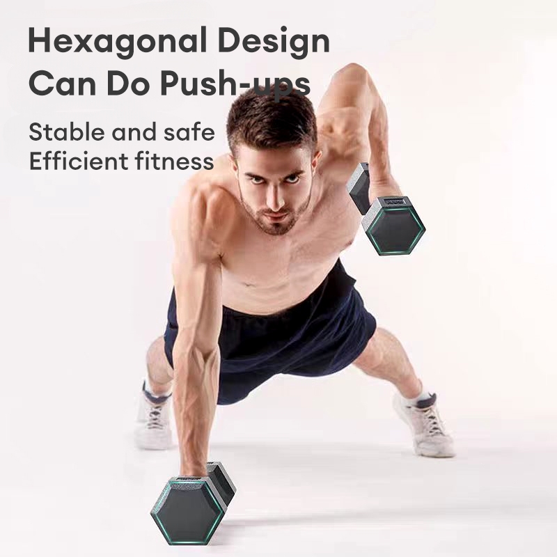 Dumbell Hexagon Set 2KG/3KG/5KG Gym Fitness Exercise Workout Deadlift ...