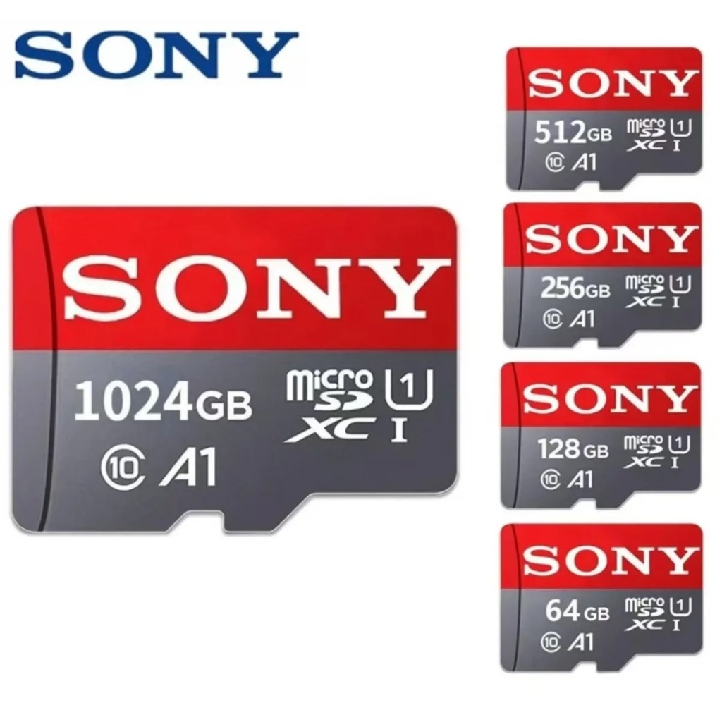 SONY Micro SD Card Mini Memory Card Class 10 32GB 64GB 128GB 256GB U3 ...