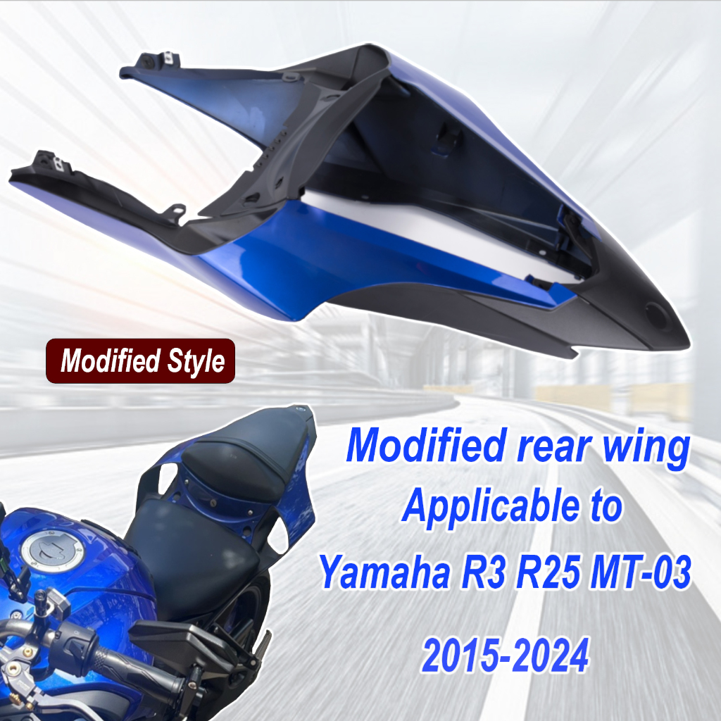 New Version R3 MT03 Modified Fixed Wind Wing Rear Assembly Air Kit ...