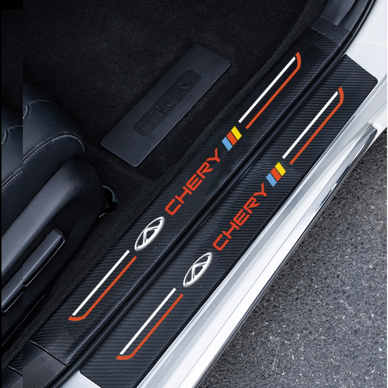 Chery Carbon Fiber Car Door Sticker Protector Auto Threshold Strips ...