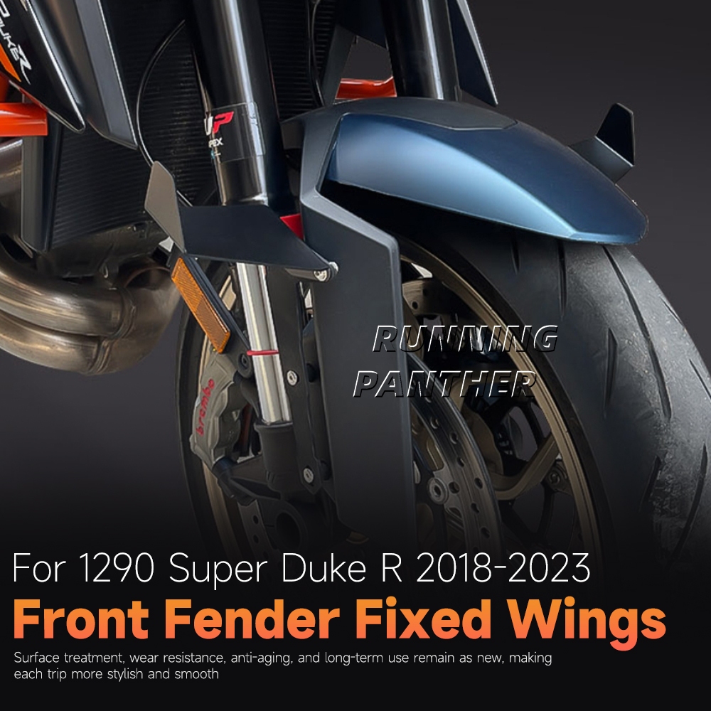 Motorcycle Accessories Front Fender Adjustable Aerodynamics Fixed Wing ...