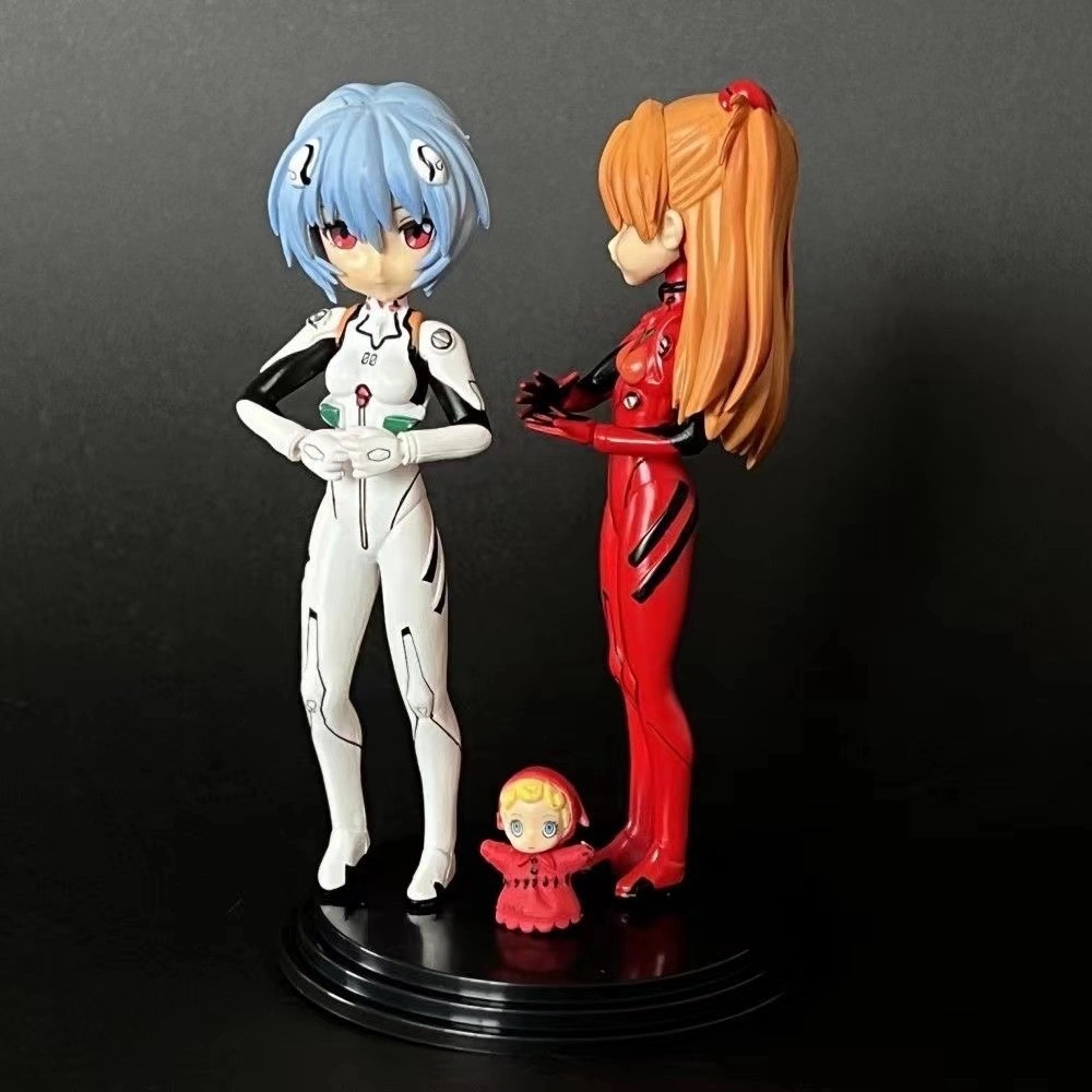12cm Neon Genesis Evangelion Anime Figure EVA Short Hair Rei Ayanami ...