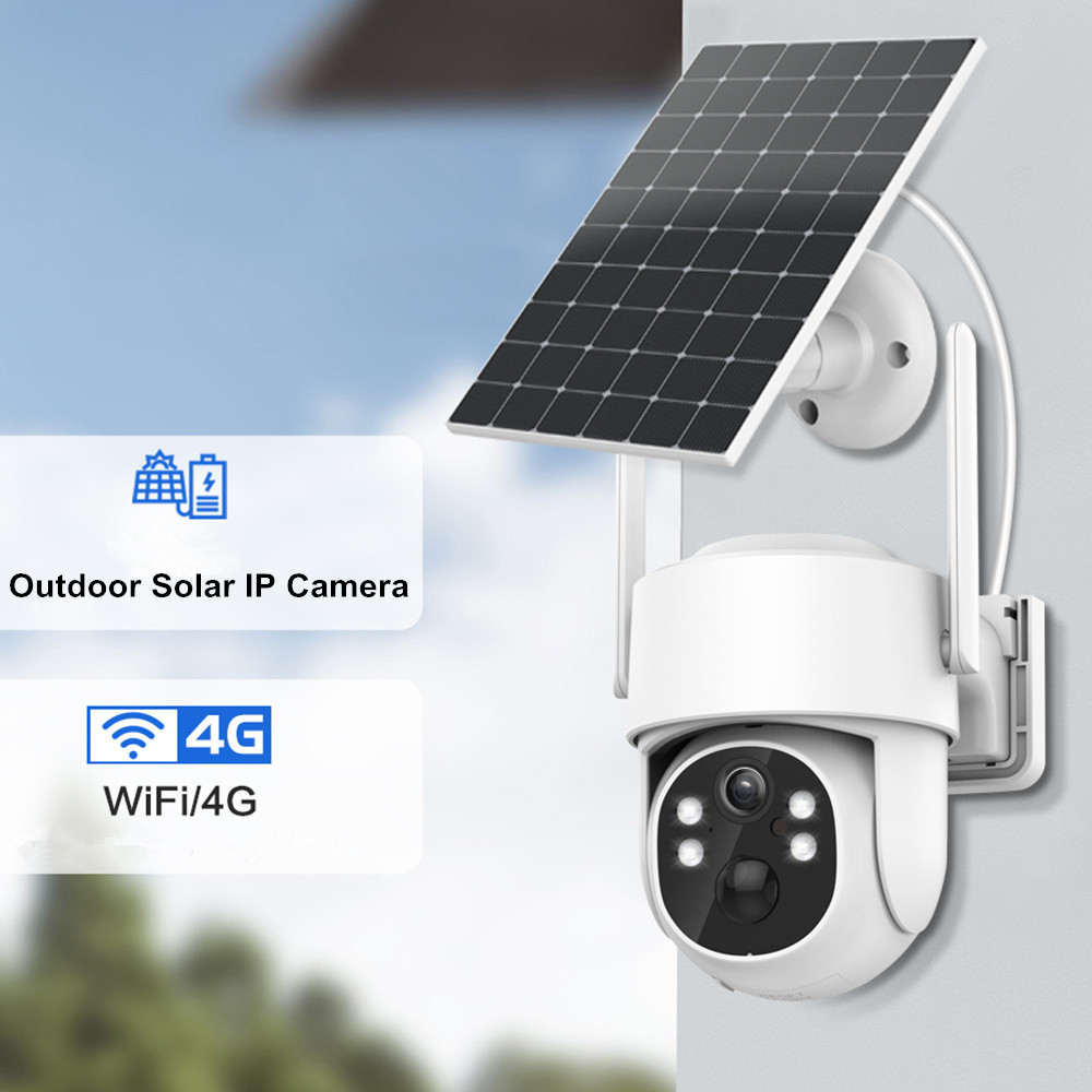iCsee WiFi/4g PTZ Camera Outdoor Wireless Solar IP Camera 4MP HD Built ...