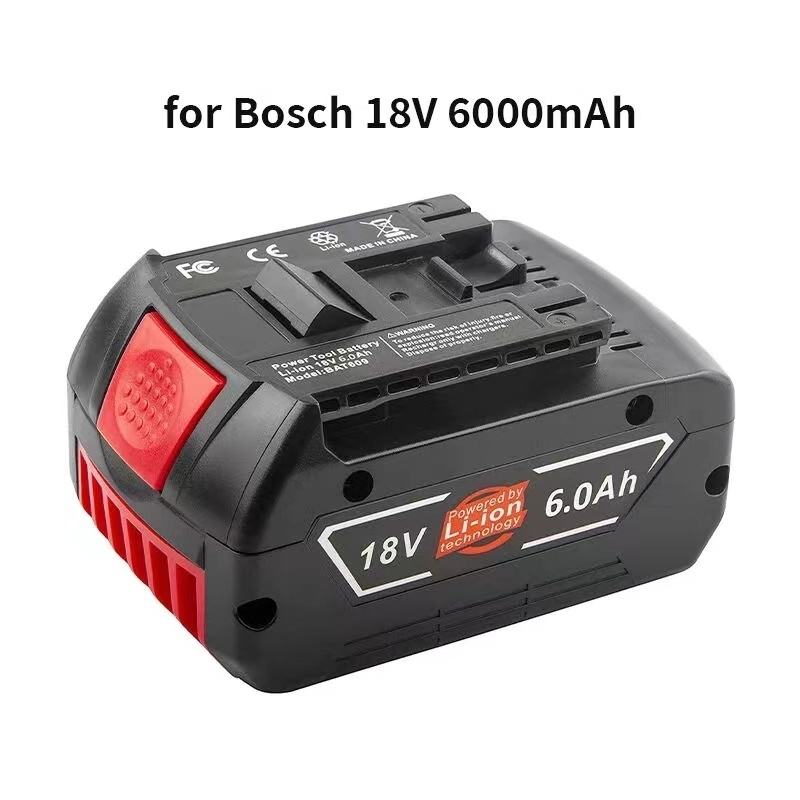Bosch 18V Battery 6.0Ah For Electric Drill 18 V Rechargeable Li-ion ...