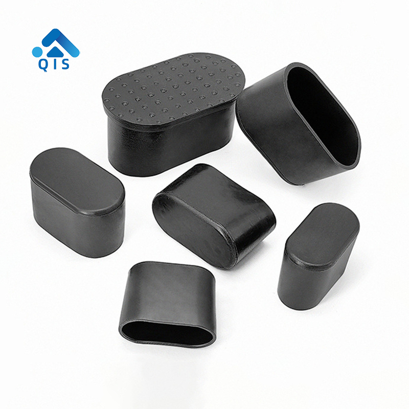 19mm-50mm Ellipse Shape Furniture Foot Rack Leg Cover Silicone ...
