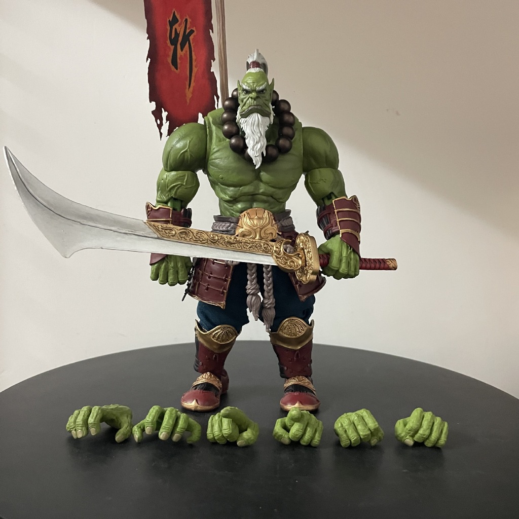 World of Warcraft Tribe Guardian Orc Master Sword 1/10 Action Figure ...